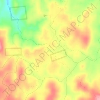 Carte topographique Florence, altitude, relief